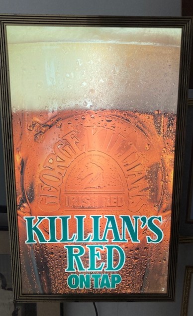 Killian’s Red Lighted Bar Sign for the Mancave (or She Shed ...